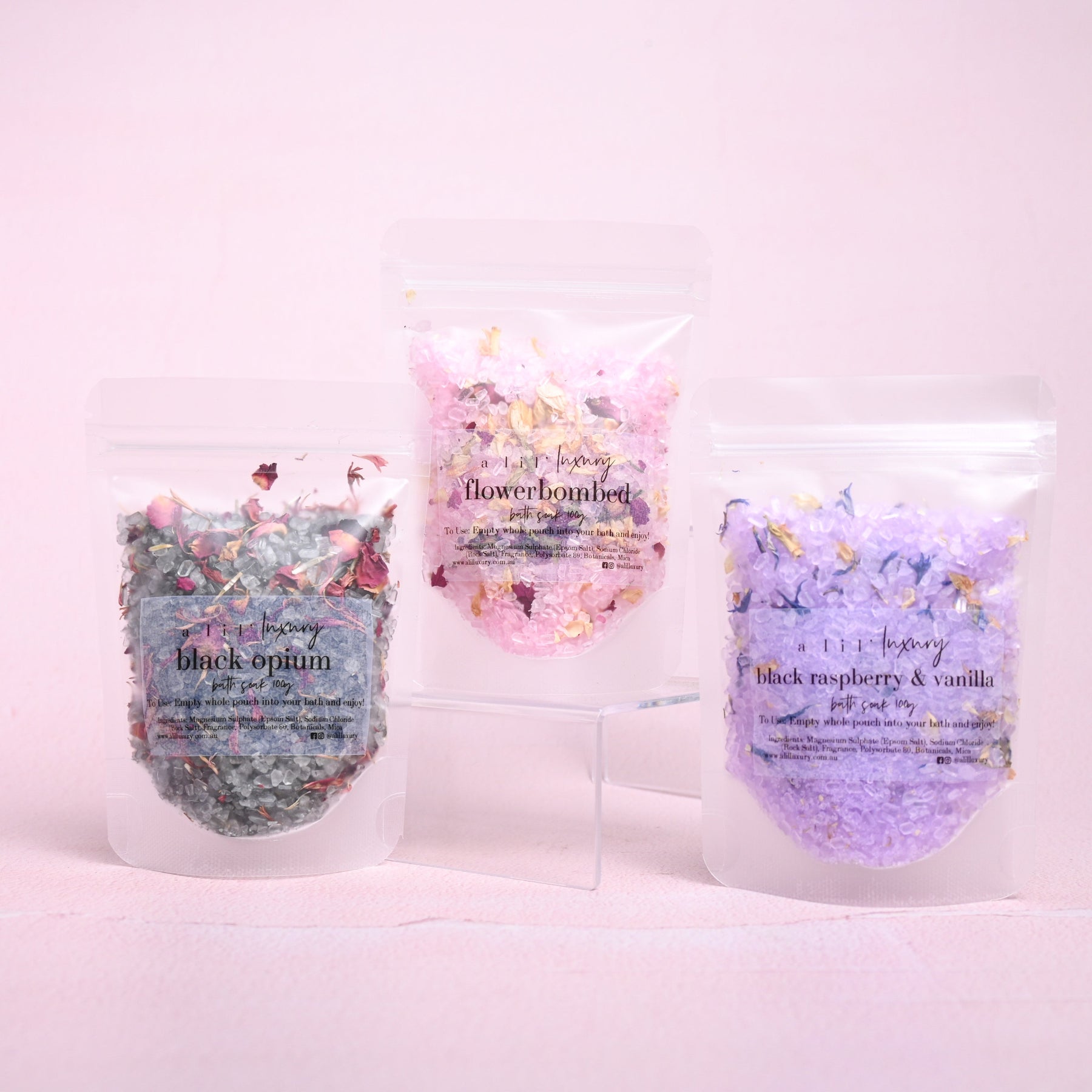 Australian Made Bath Salts | Choose your favourite Fragrance - A Lil ...
